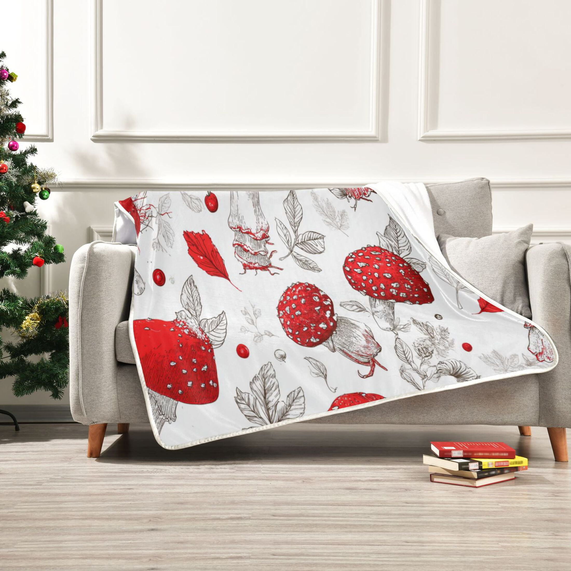 50x60 inch Crystal Fleece & Arctic Fleece Blanket Soft Bed Throws for ...