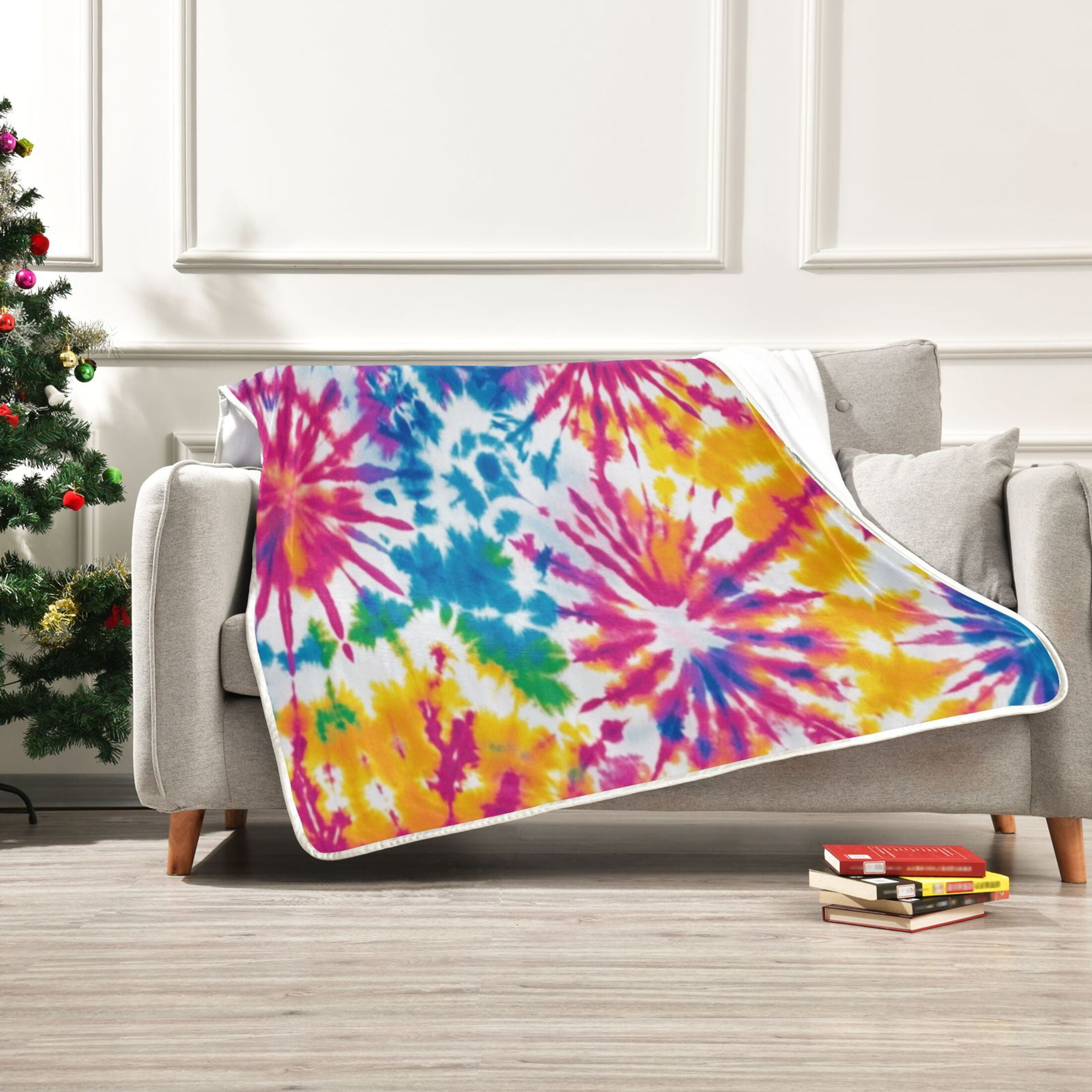 50x60 inch Crystal Fleece & Arctic Fleece Blanket Soft Bed Throws for ...