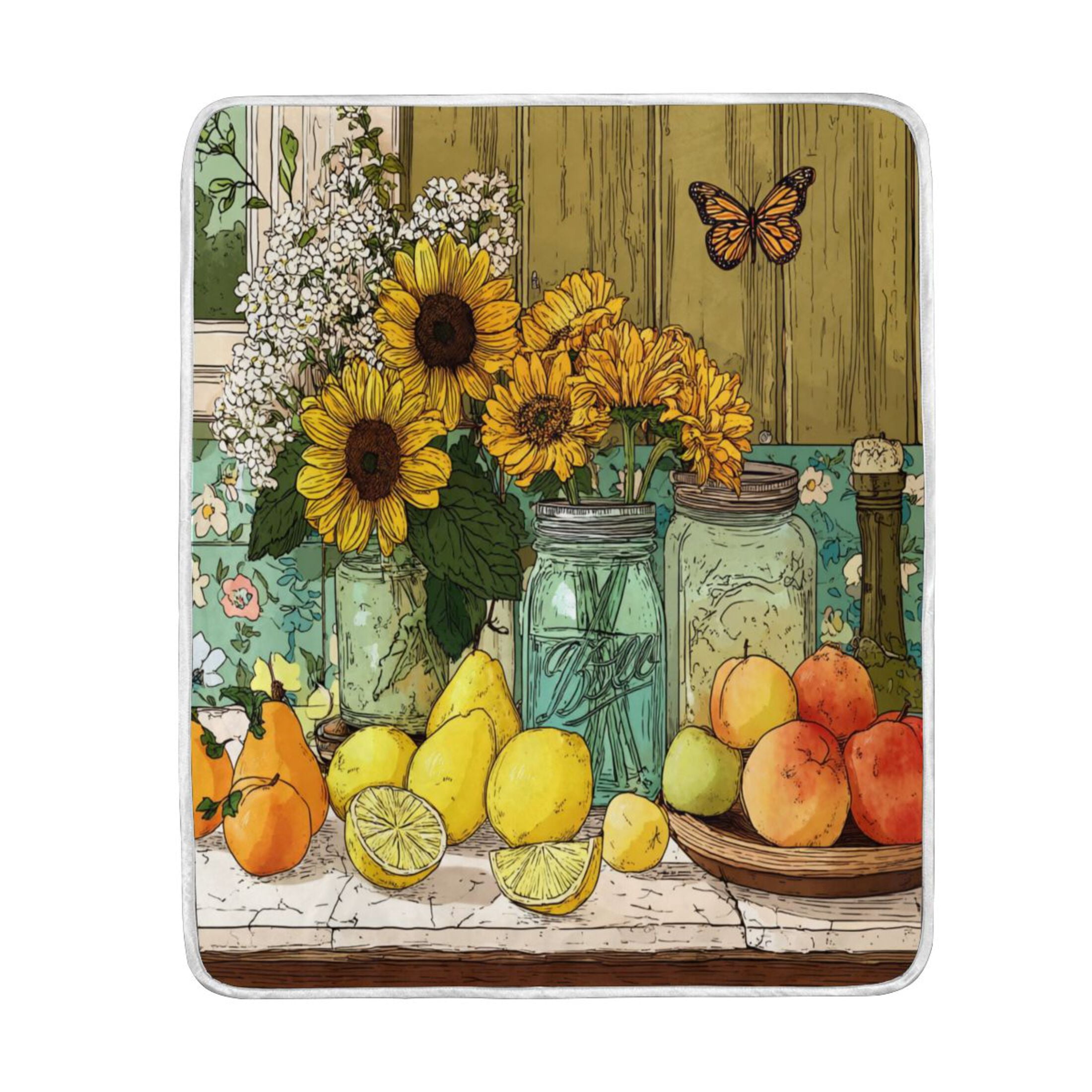 50x60 inch Crystal Fleece & Arctic Fleece Blanket Soft Bed Throws for ...