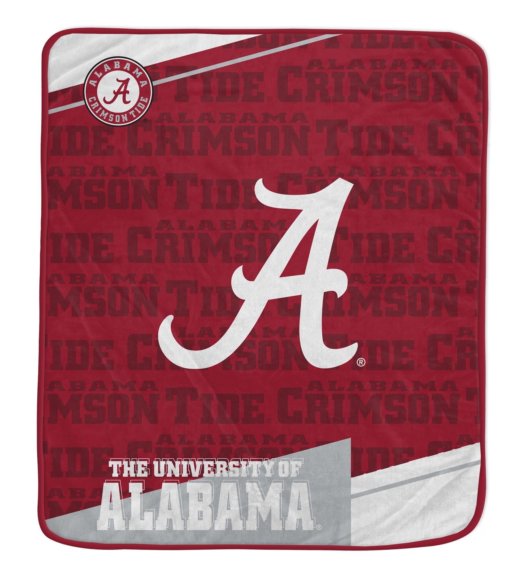50x60 inch Ultra Soft Tailgate Throw Team Color ALABAMA - Walmart.com