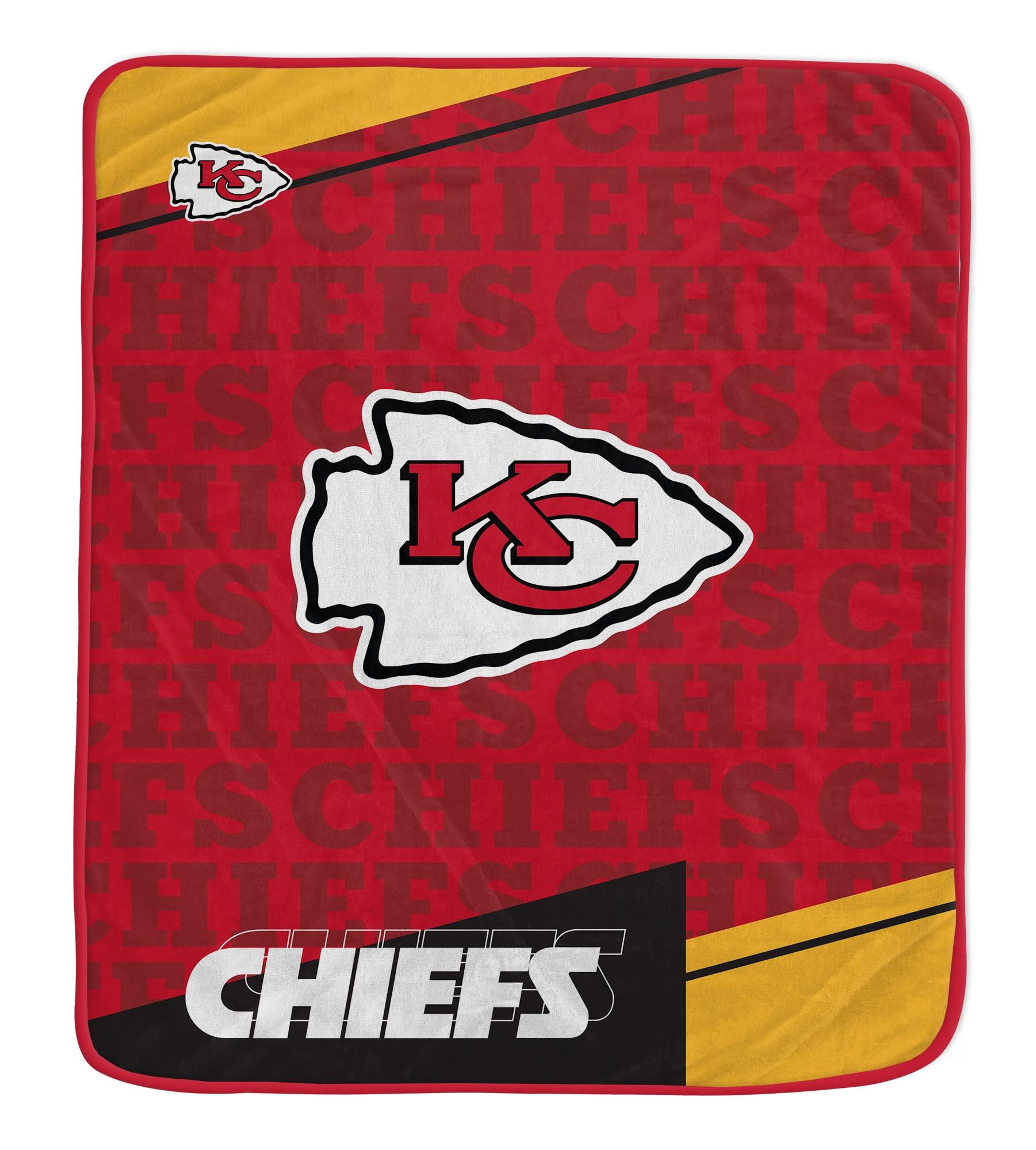 50x60 inch Ultra Soft Tailgate Throw Team Color KANSAS CITY CHIEFS ...