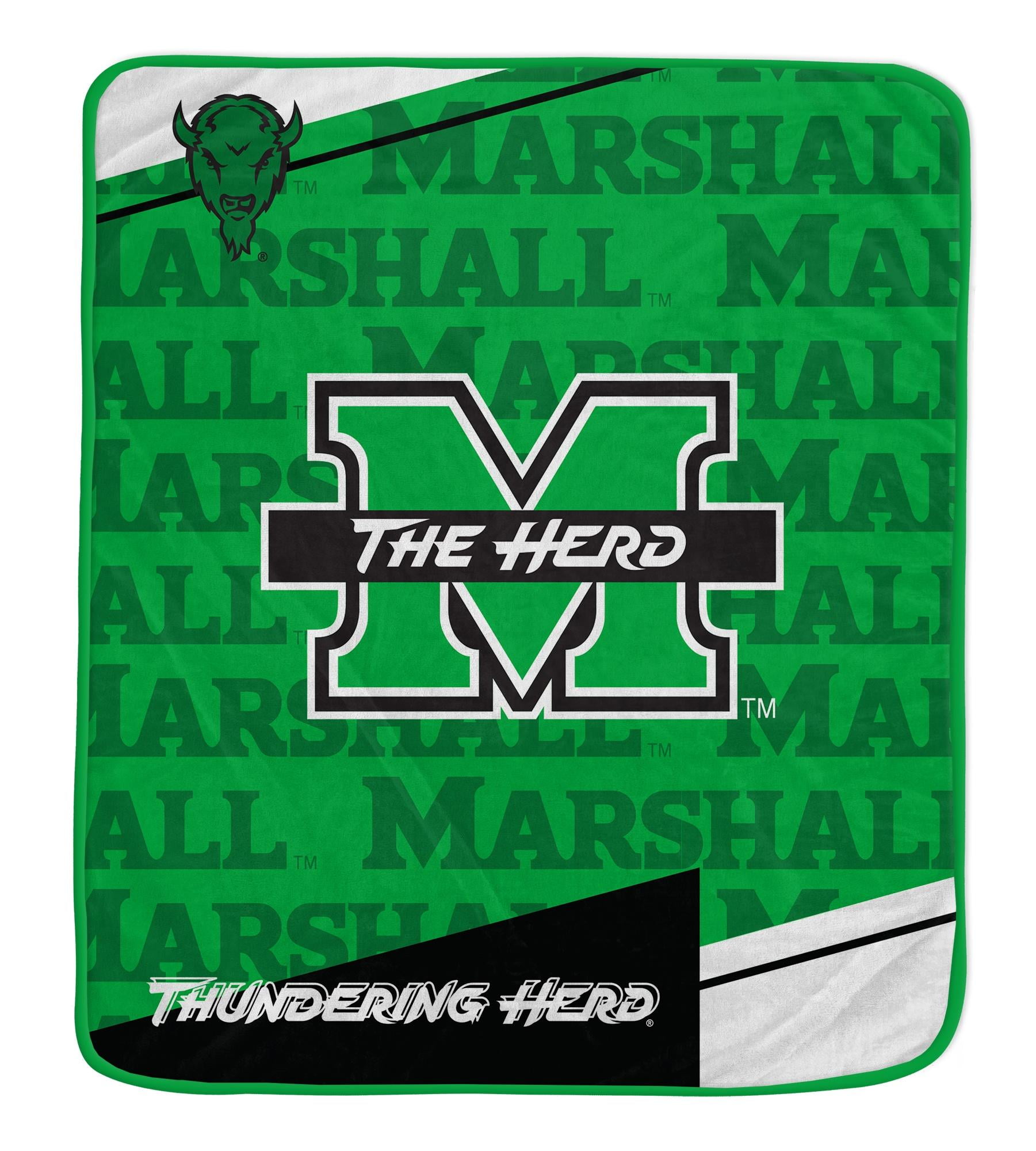 50x60 inch Ultra Soft Tailgate Throw Team Color MARSHALL - Walmart.com