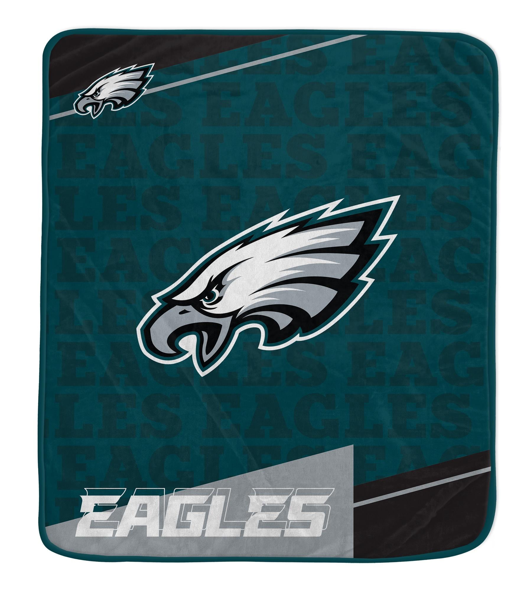 50x60 inch Ultra Soft Tailgate Throw Team Color PHILADELPHIA EAGLES ...