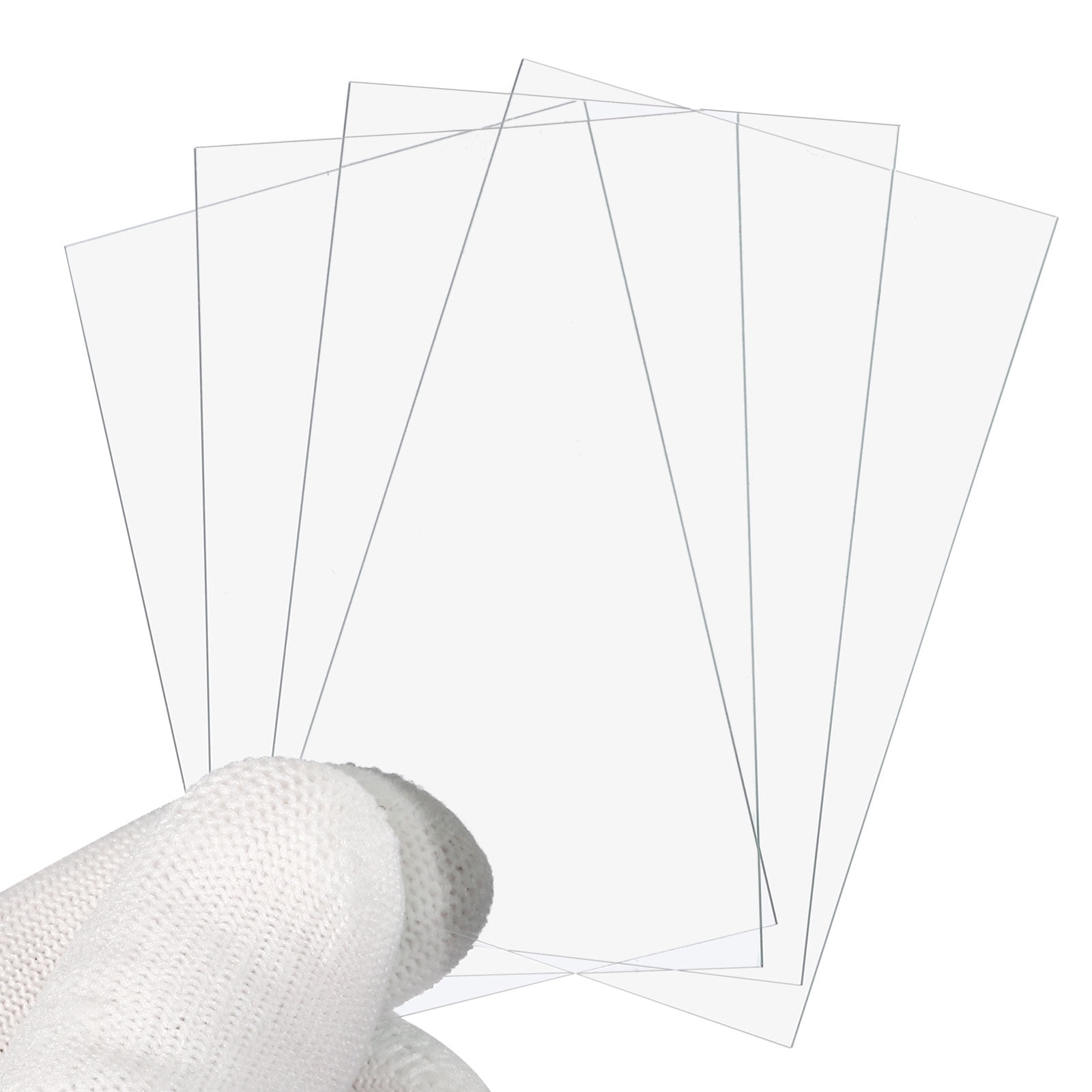 50x75mm Glass Streak Plate, 4pcs Lab Thin Layer Chromatography Plates ...