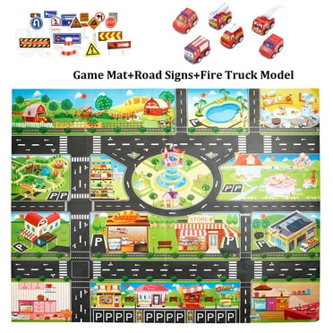 TCG Toys Hot Wheels Original Mega Mat Play Mat w/ Bonus Vehicle ...