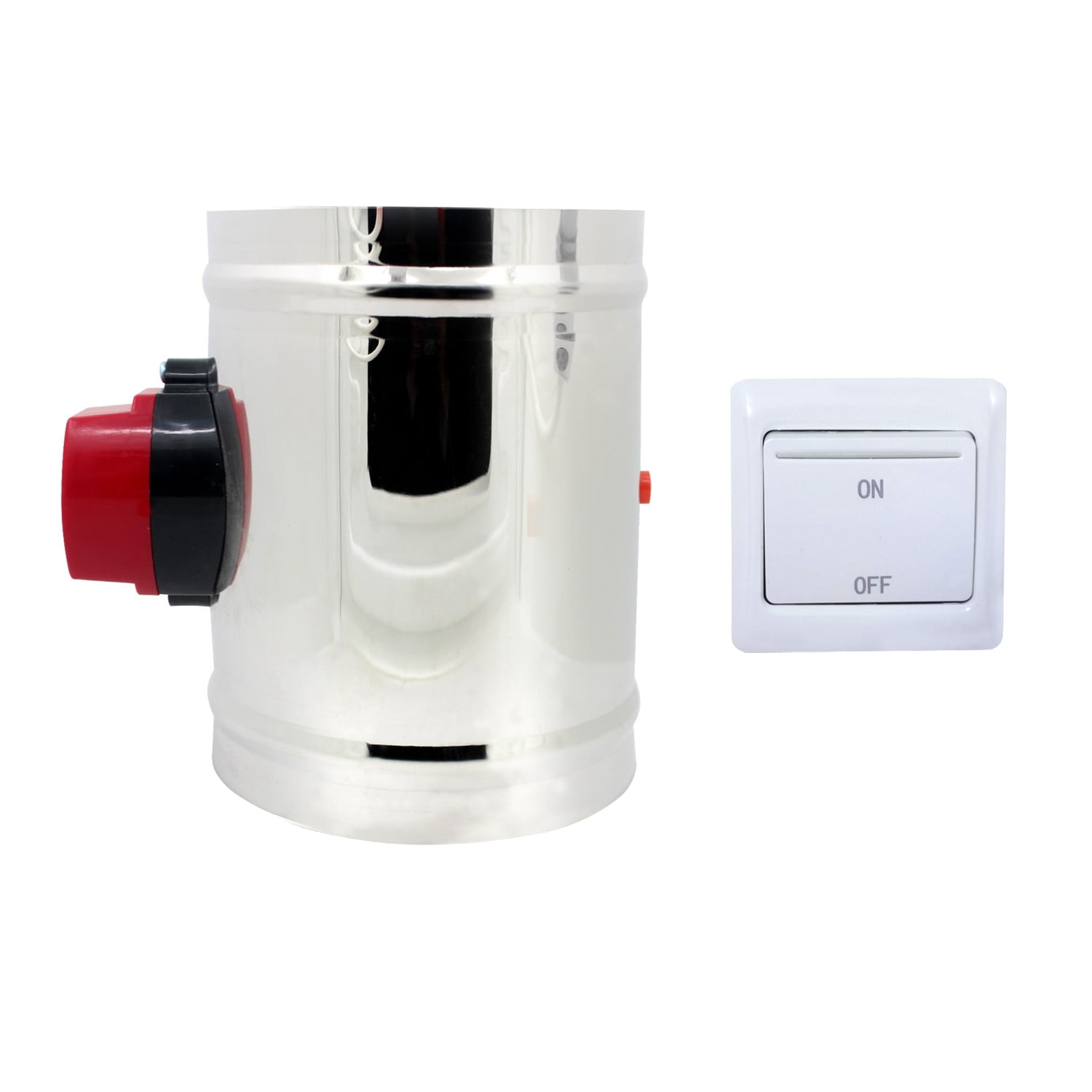 51-400mm stainless steel electric air duct damper valve HVAC air ...