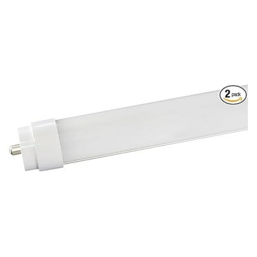 (Pack of 2 6 ft T12 Single Pin (FA8) Type A Plug & Play LED Tube, Daylight (5000K) Direct ...
