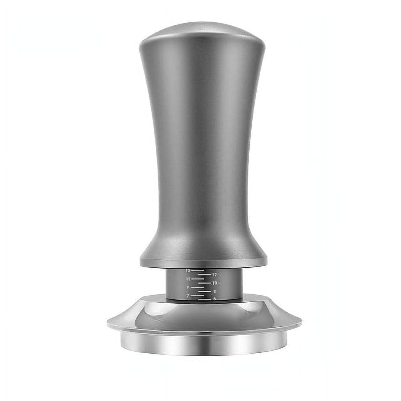 51/53/58mm Coffee Tamper Adjustable Depth with Scale 30lb Espresso ...