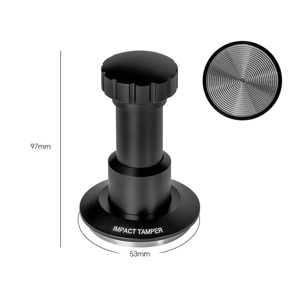 51 53 58mm Espresso Coffee Tamper Adjustable Pressure with Spring ...