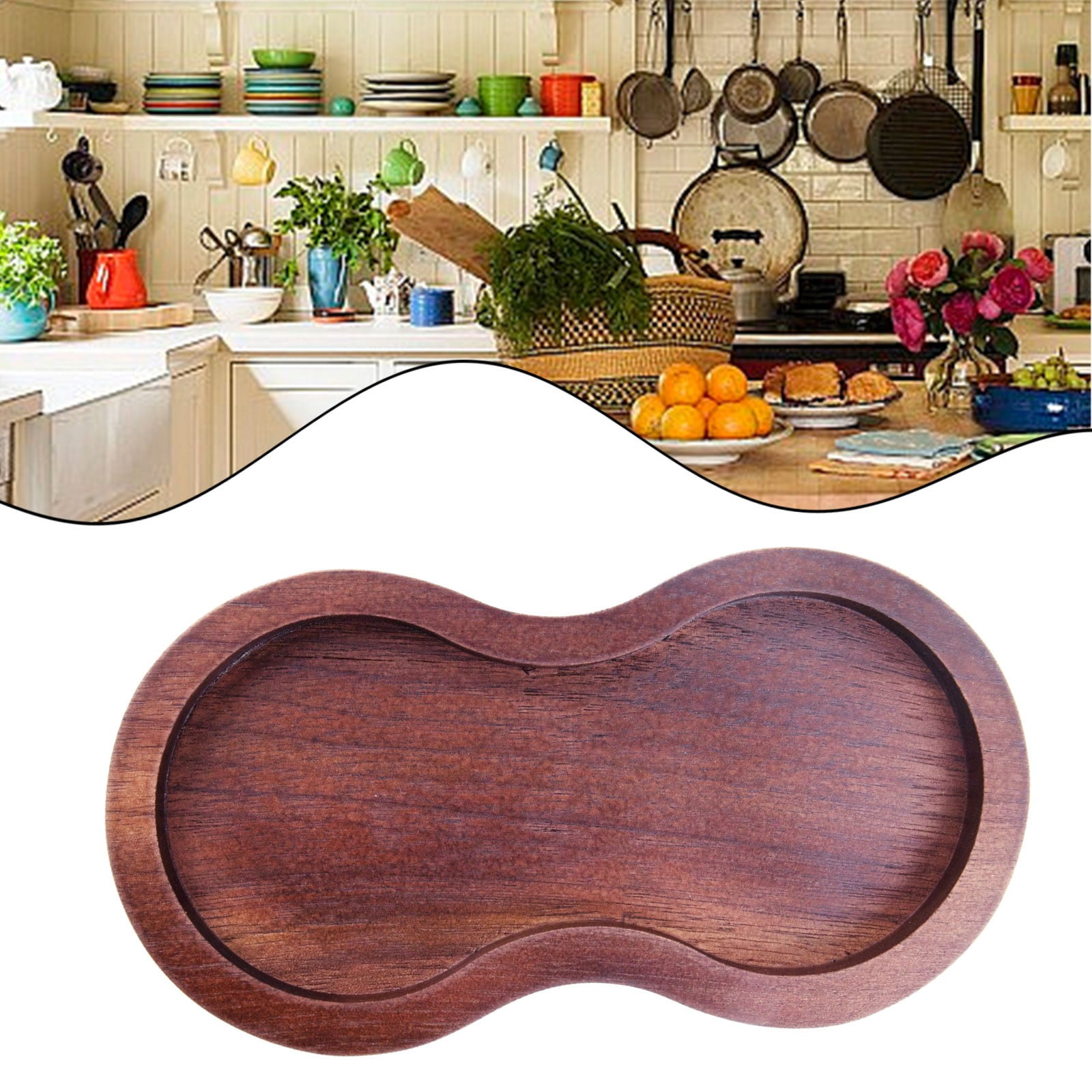 51 54 58Mm Wooden Walnut Coffee Tamper Stand Presser Holder For Espresso Tool YIWEI - Walmart.com