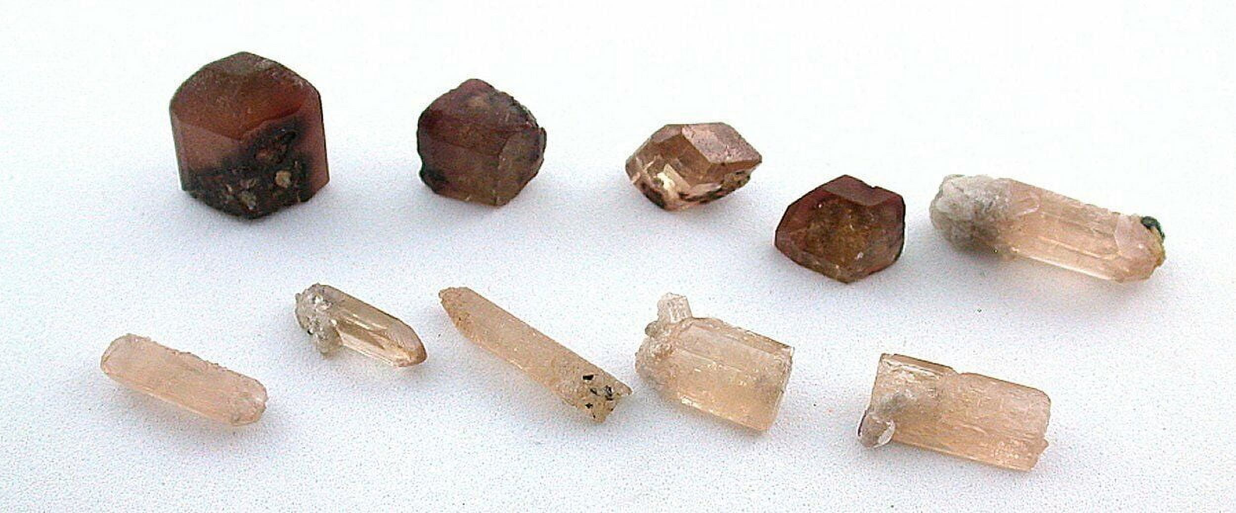 51.90 Carat 10.38 Golden Topaz Crystals Thomas Range Utah Specimen ...