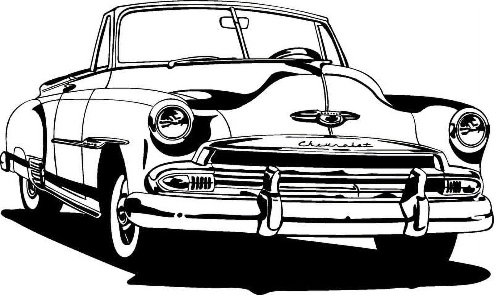 51 Convertible Car Wall Decals Stickers Man Cave Boys Room Décor ...