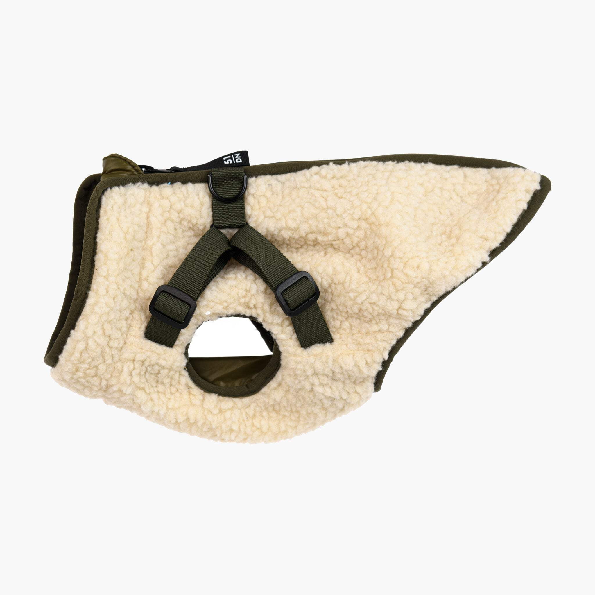 51 Degrees North Jules Jacket for Dogs, Sherpa Fleece, Water-Resistant ...