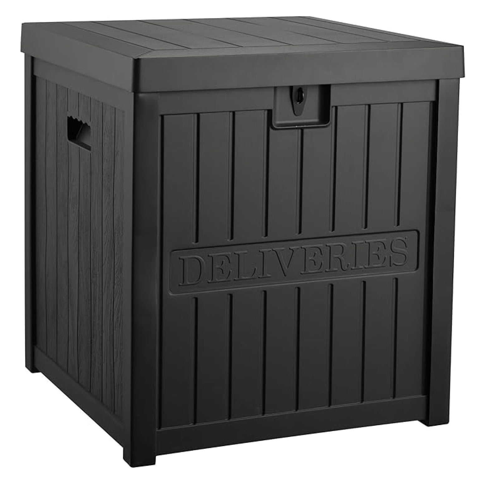 51 Gallon Outdoor Delivery Box - Lockable Package Bin, Waterproof Deck ...