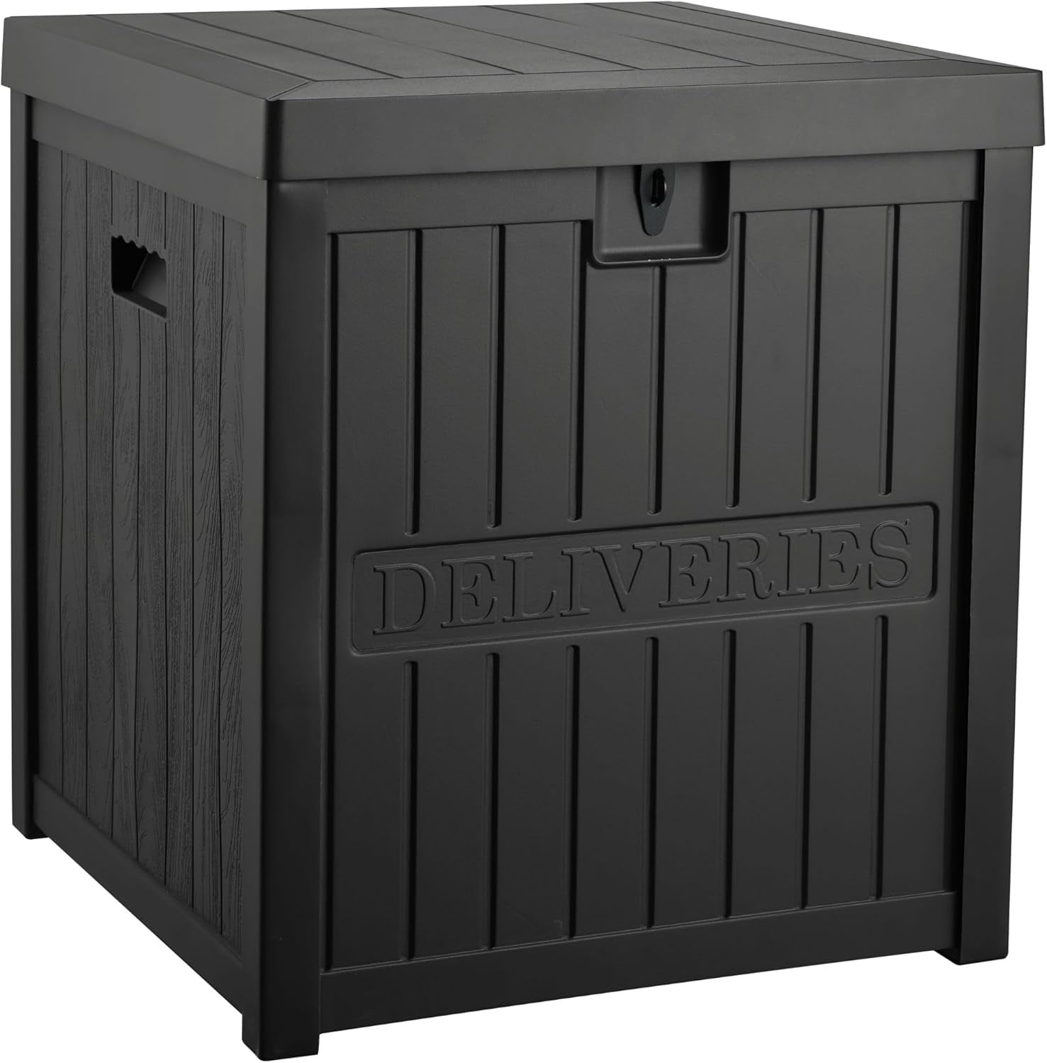 51 Gallon Resin Delivery Box for Outside, Lockable Secure Package Bin ...