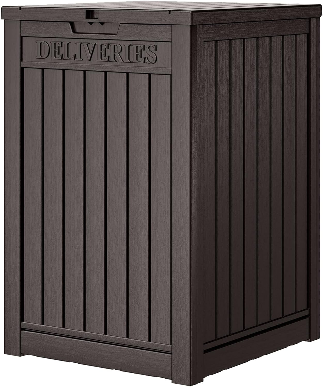 51 Gallon Resin Package Delivery Box for Outside, Storage Box with ...
