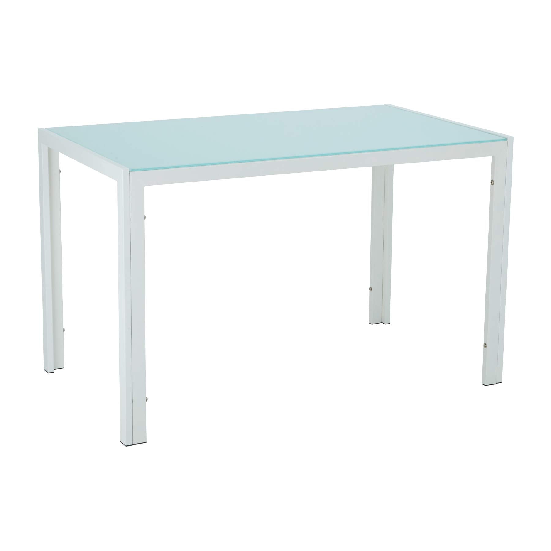 Walmart 51" White Glass Computer Writing Desk, Sturdy and Fashionable ...