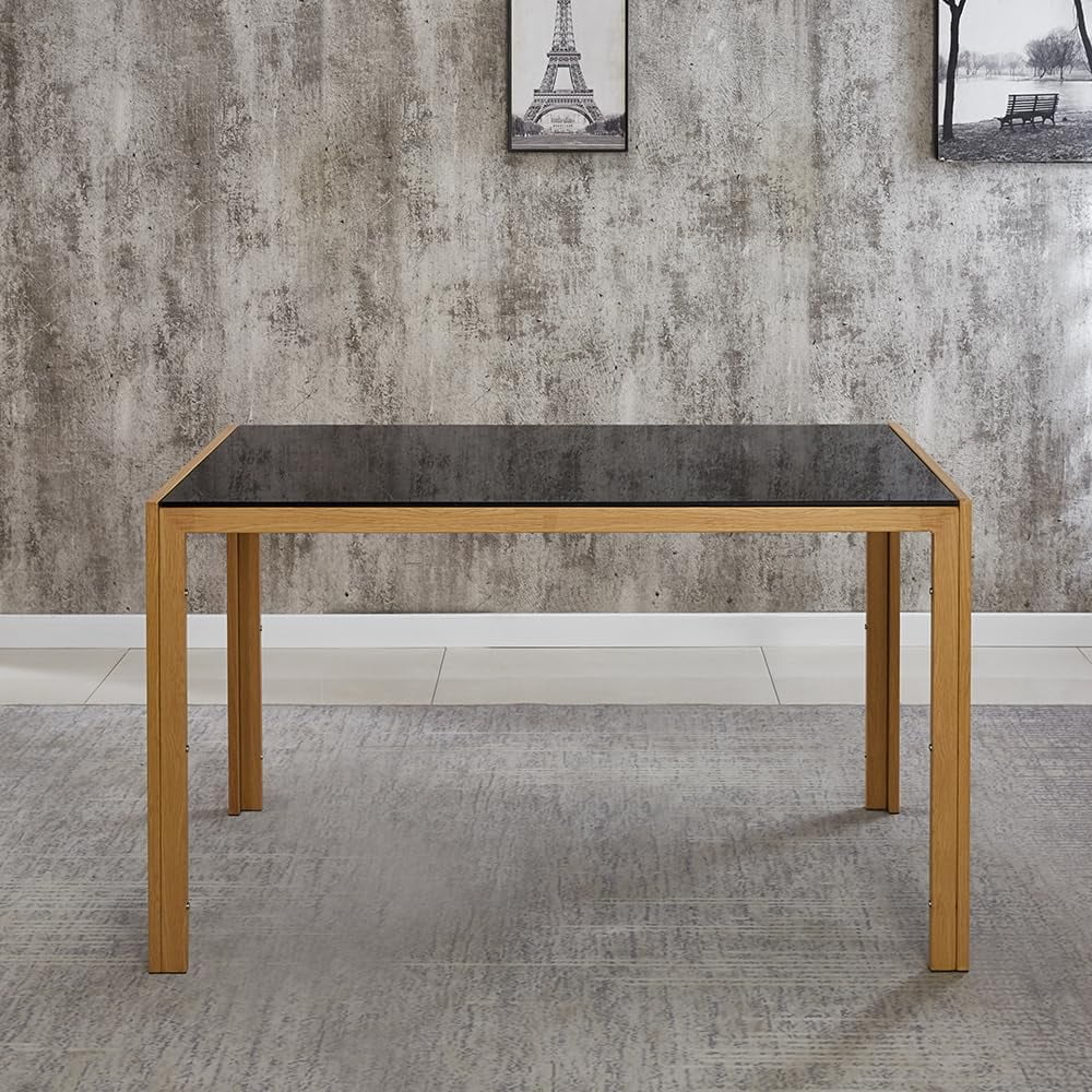 Anchorhome 51" L Rectangular Stylish and Sturdy Dining Table, Elegant ...