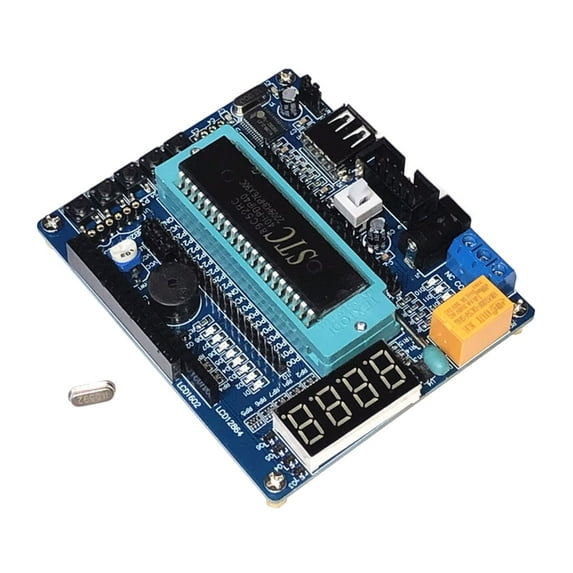 51 Microcontroller Development Board Small Board STC89C52 Development & Learning Board - Walmart.com