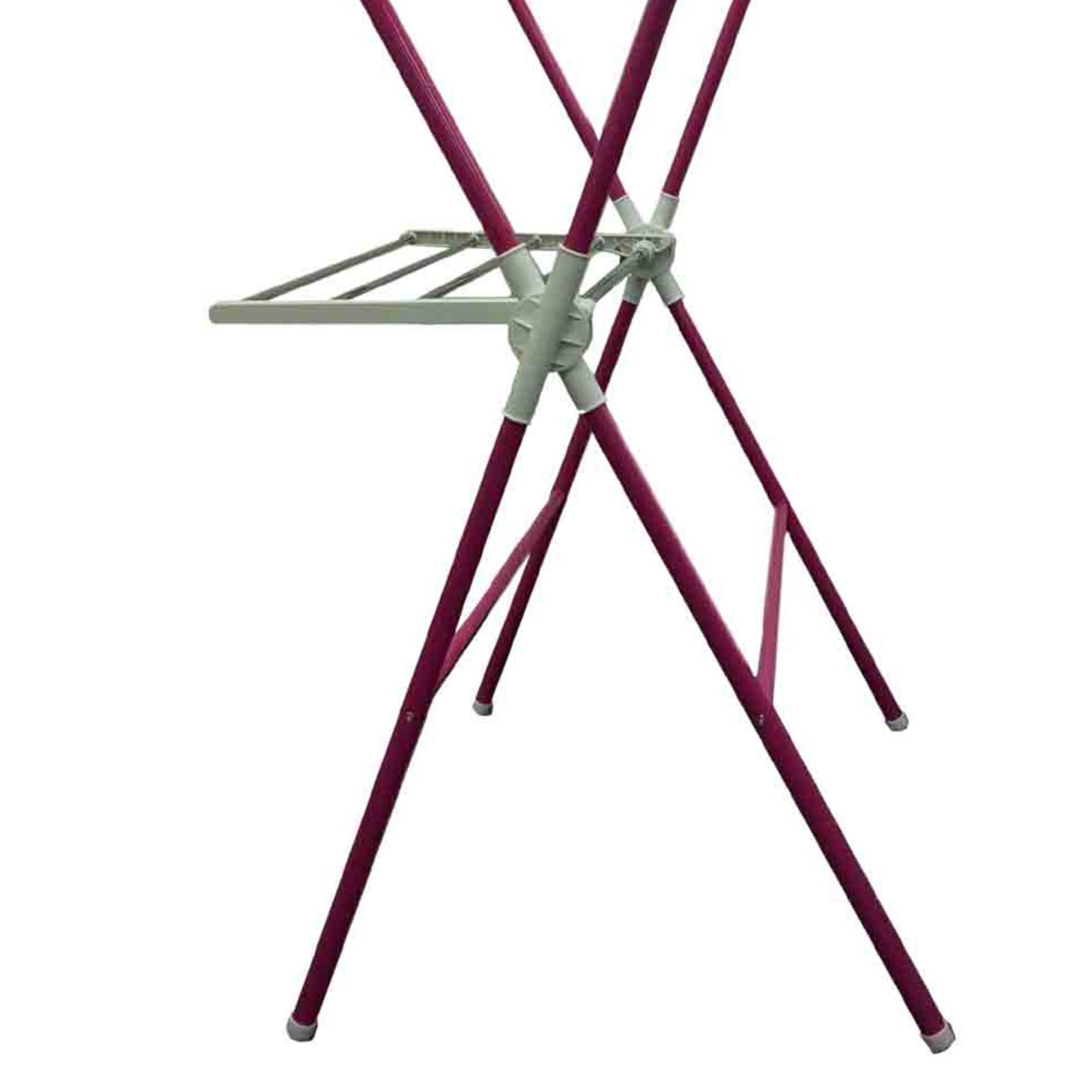51" Tall adjustable Folding Laundry Drying Rack, Pink - Walmart.com