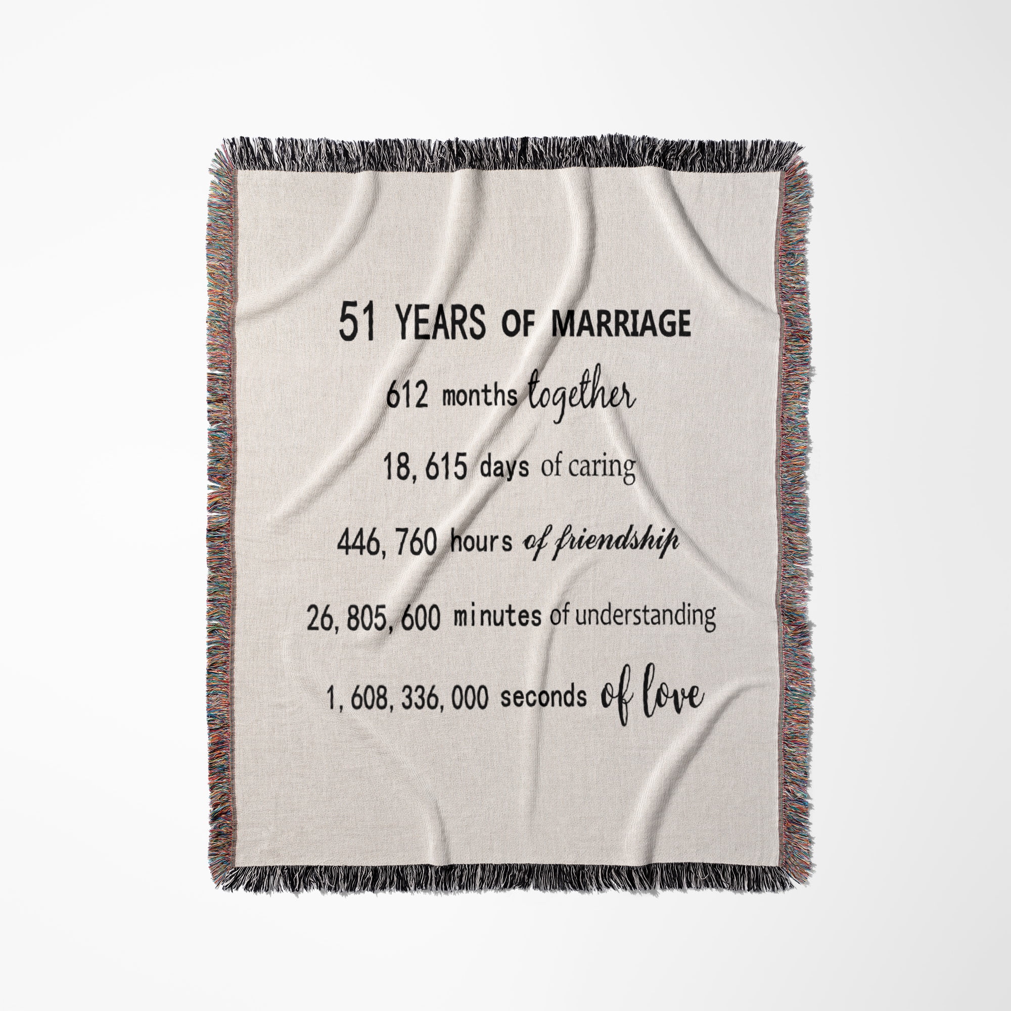 51 Years Of Marriage 51St Wedding Anniversary In Months Days Hours ...