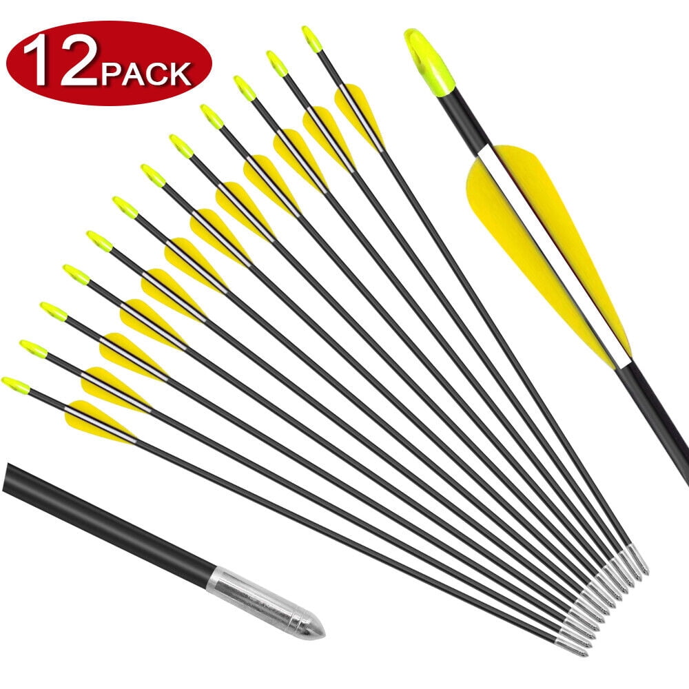 51 inch Takedown Recurve Bow & 6/12x Arrows Set Right Hand Adult ...