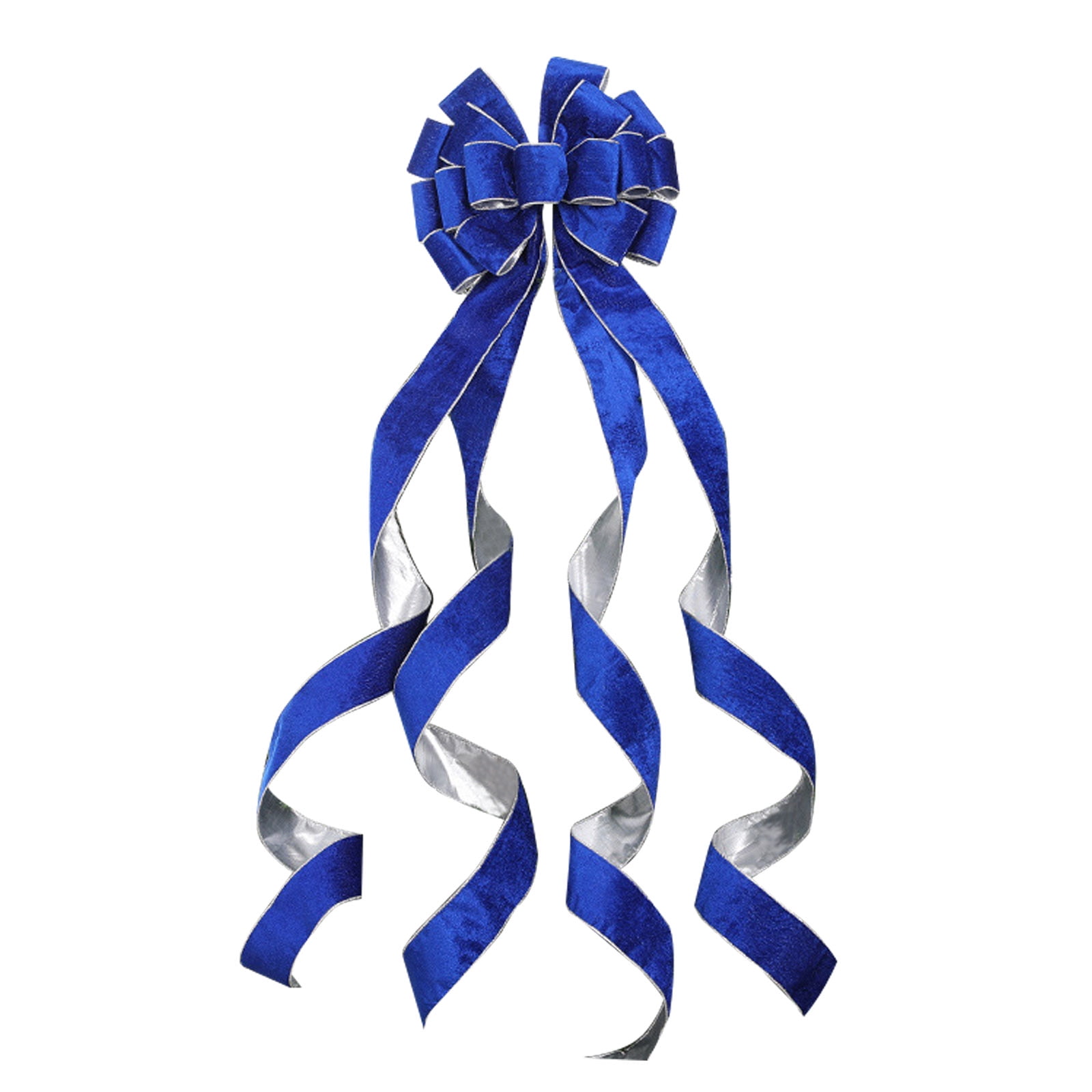 51 x 11"Christmas Tree Topper Bows，Large Toppers Gift Bow with Long ...