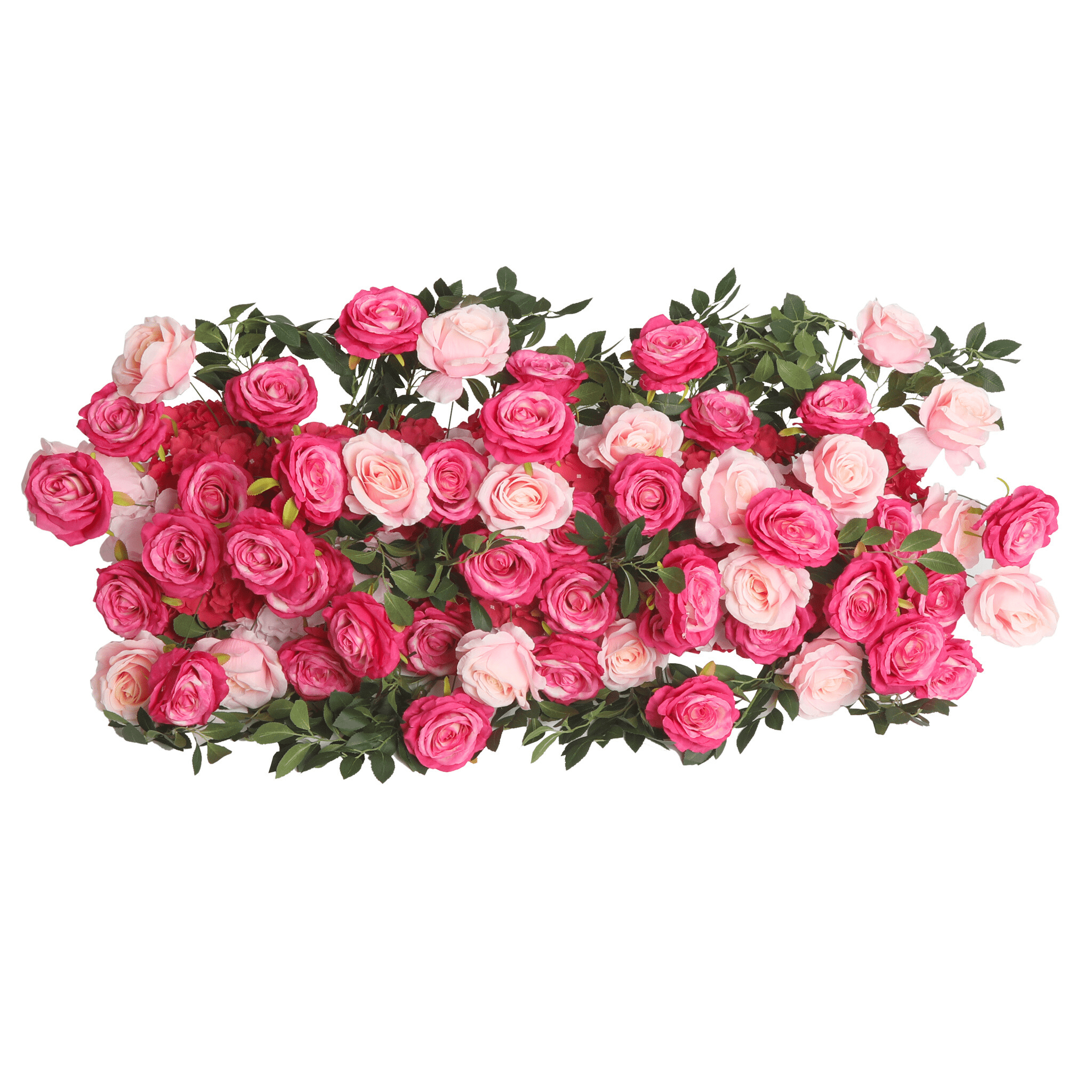 51 x 30 inch Premade Artificial Flower Backdrop Wedding Arch/Table ...