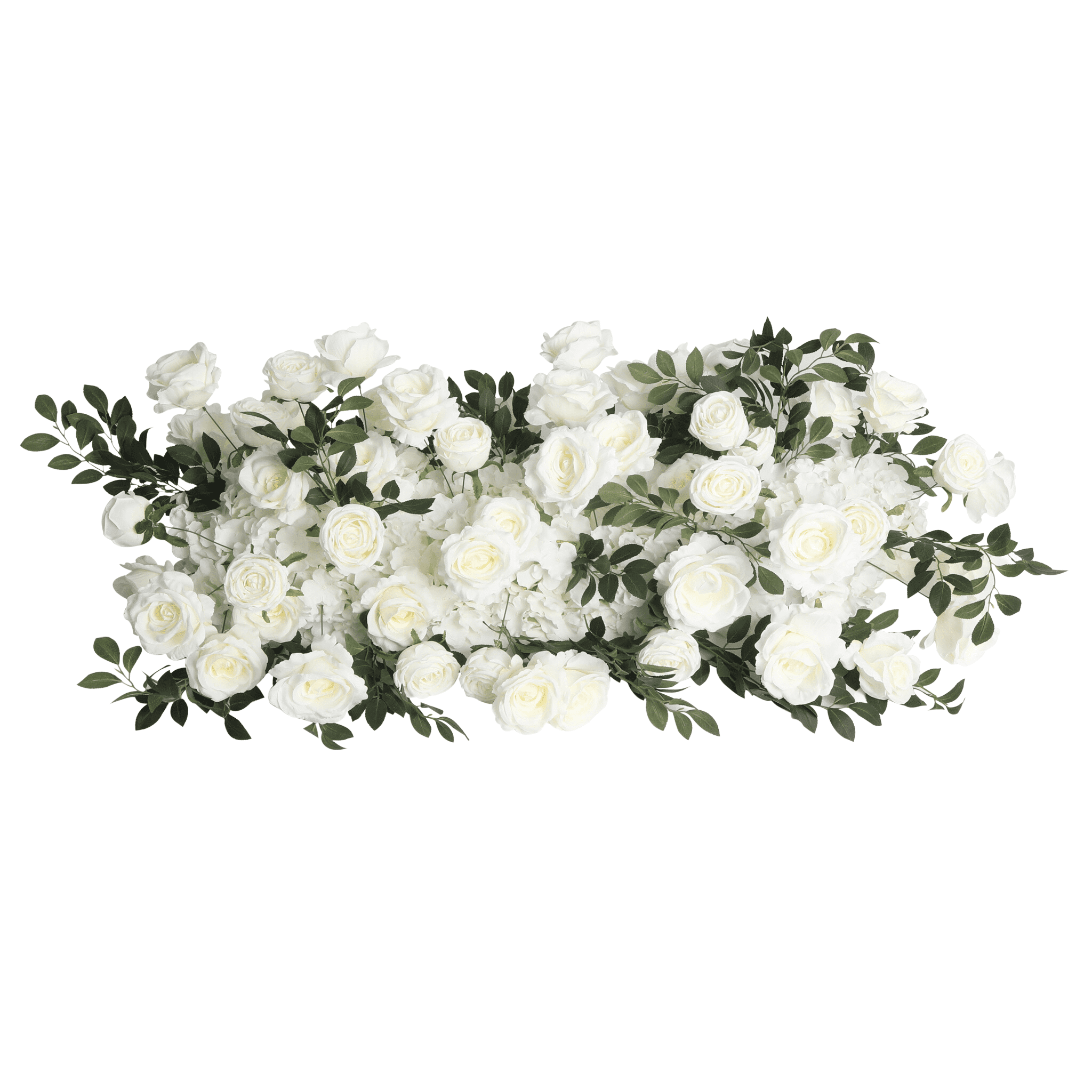 51 x 30 inch Premade Artificial Flower Backdrop Wedding Arch/Table ...