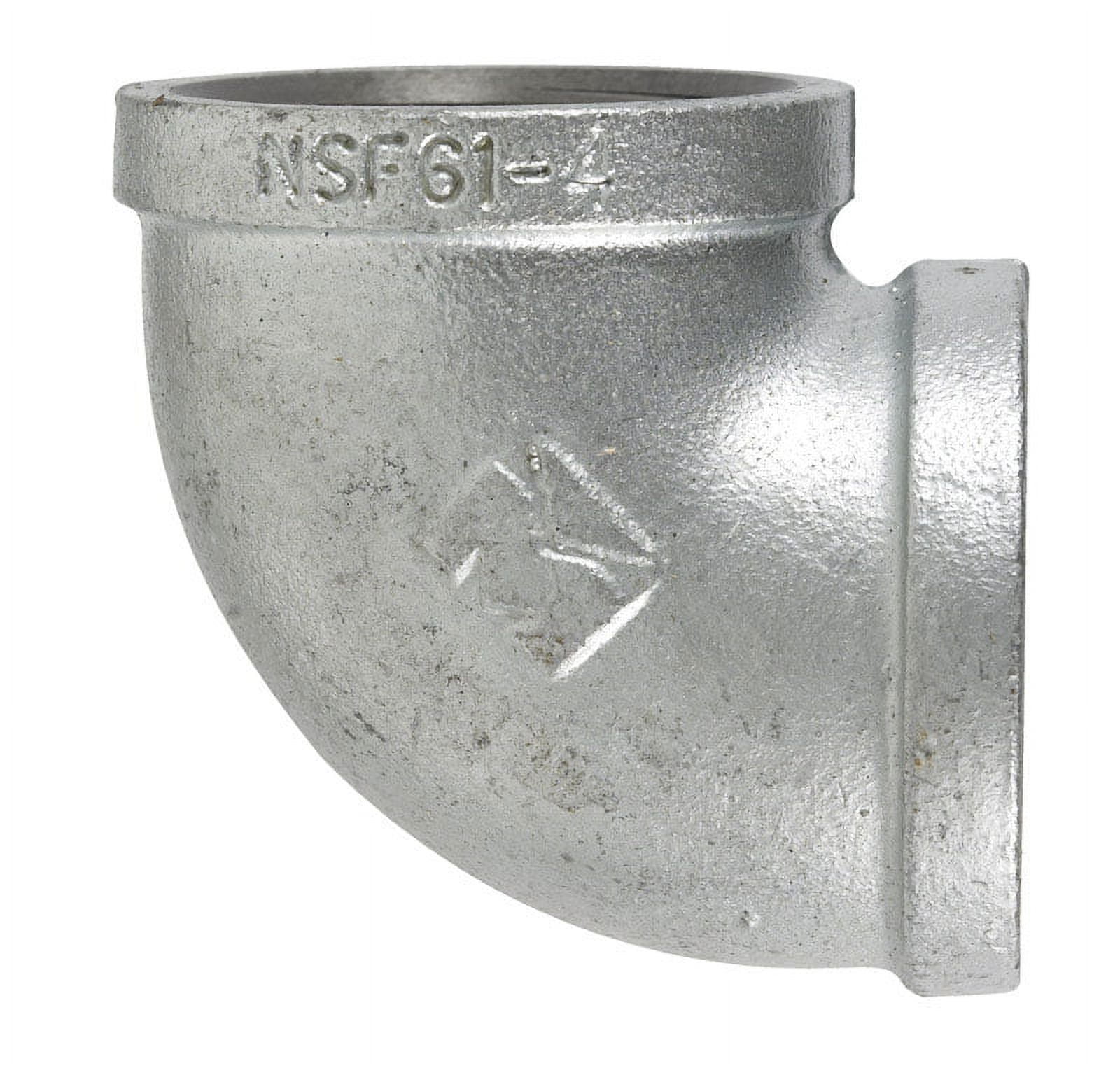 510-003HN Galvanized Pipe Fitting, Equal Elbow, 90 Degree, 1/2-In ...