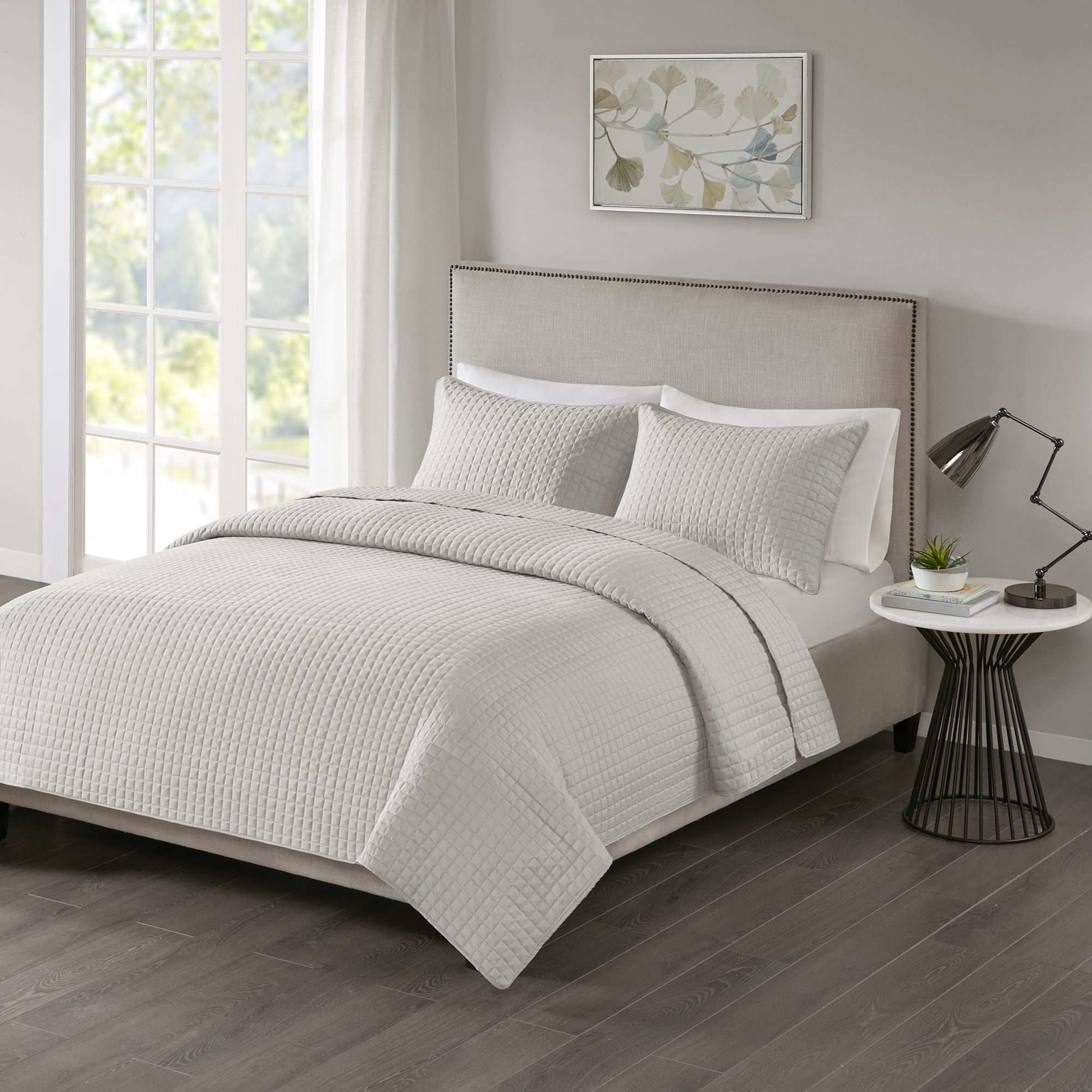 510 Design Trace 3 Piece Super Soft Quilted Coverlet Set - Walmart.com