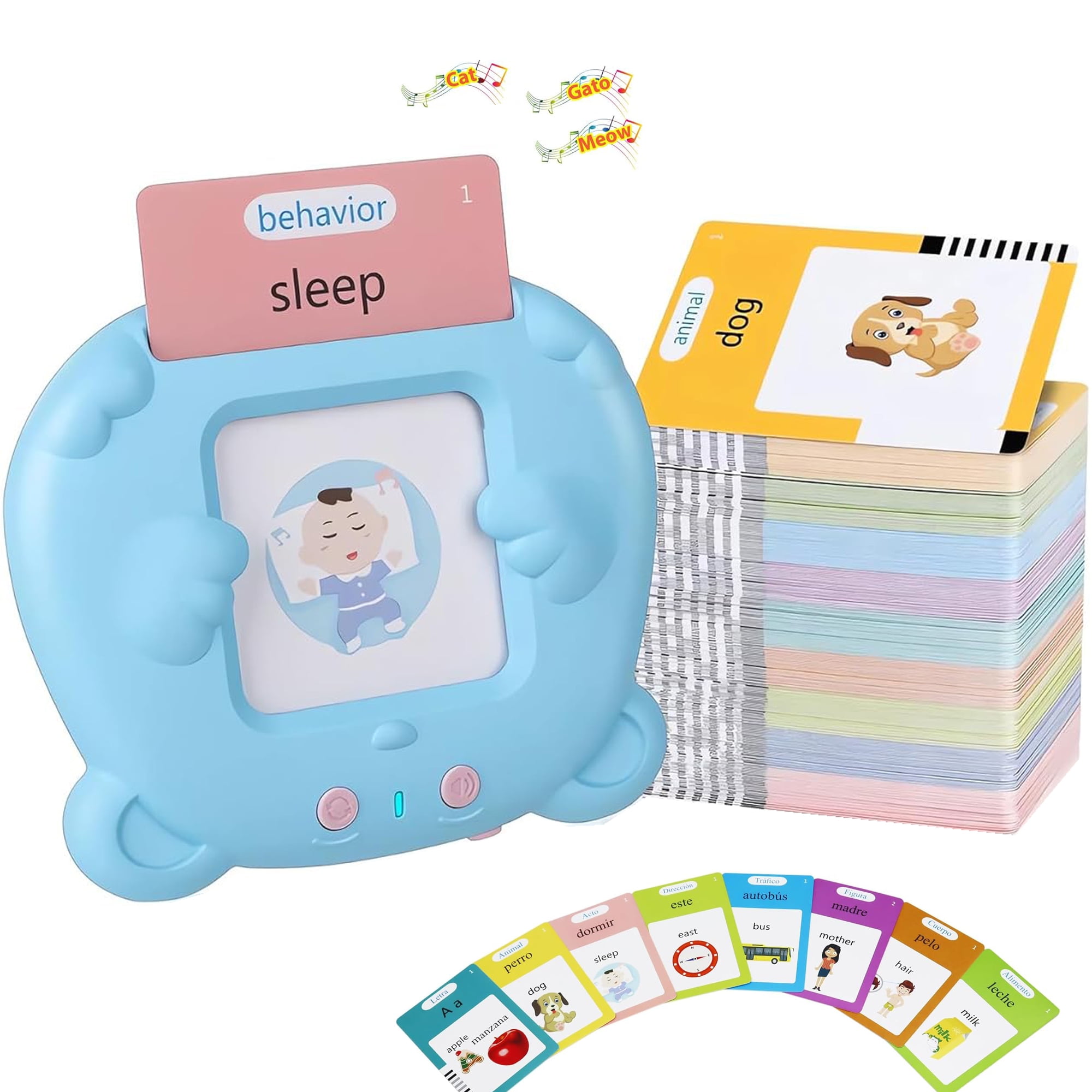 510 Sight Words Talking Flash Cards for Toddler 2 3 4 5 Years Old ...
