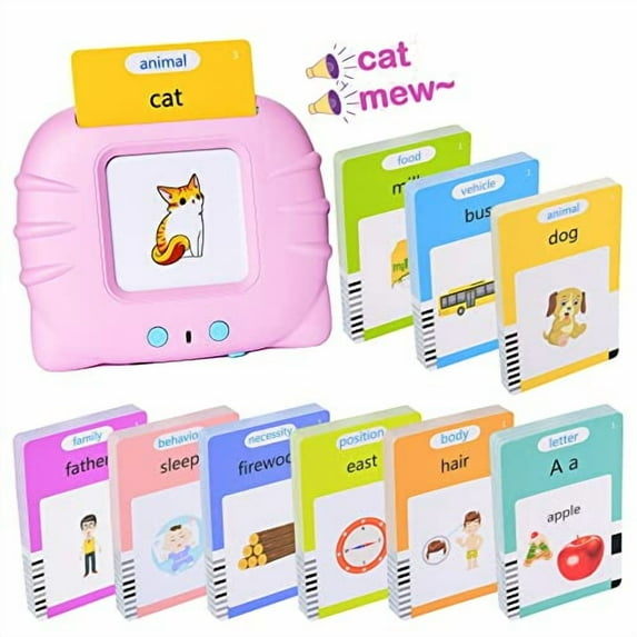 510 Talking Flash Cards for Toddlers 2-4 Years,Pocket Speech for ...