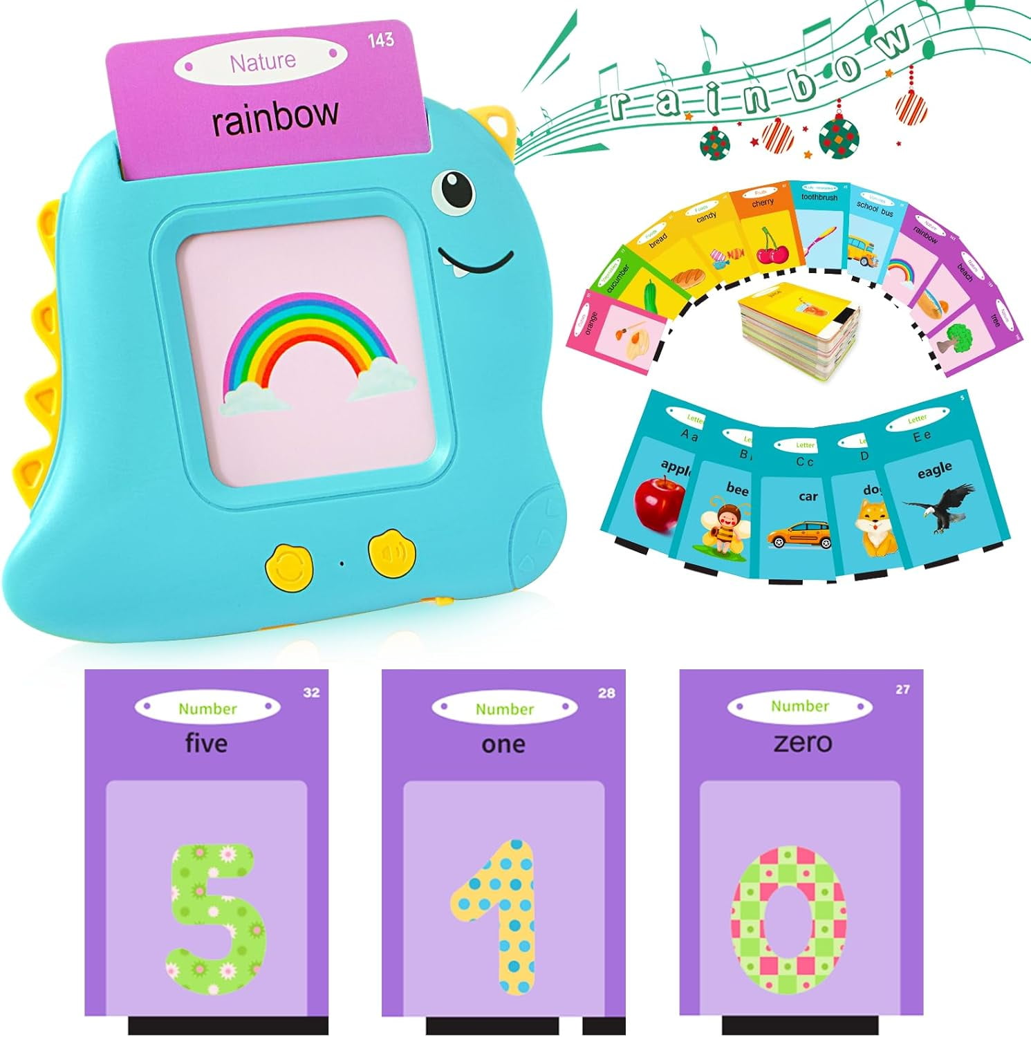 510 Words Pocket Speech Talking Flash Cards - Montessori Speech Buddy ...