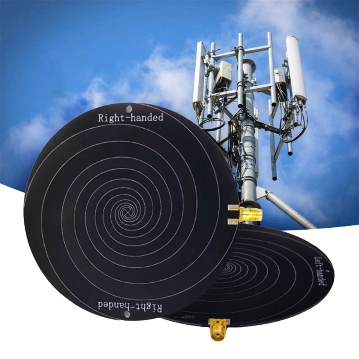 510MHZ-10GHZ Ultra-Wideband Circularly Polarized Antenna RFID High ...