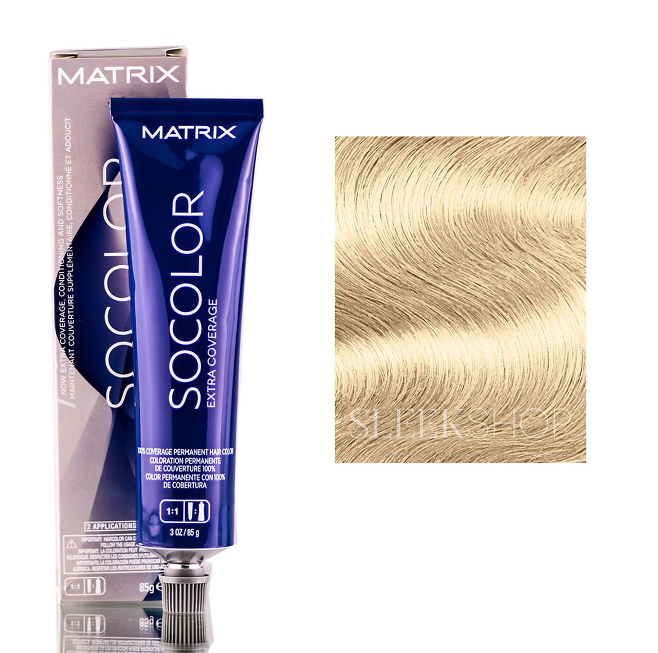 {510N - Extra Light Blonde Neutral Extra Coverage} Matrix Socolor Extra ...
