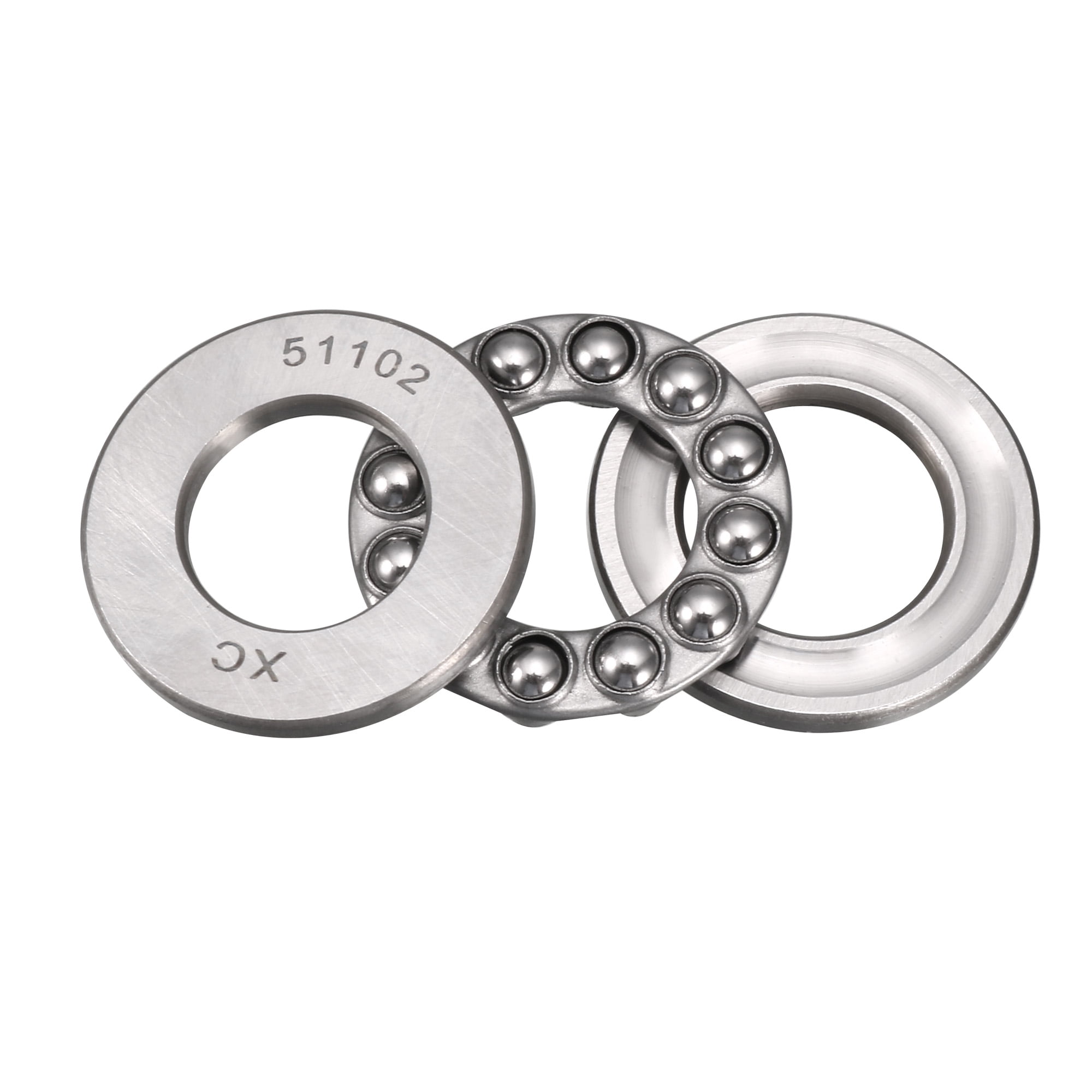 51102 Miniature Thrust Ball Bearings 15mm x 28mm x 9mm Chrome Steel ...
