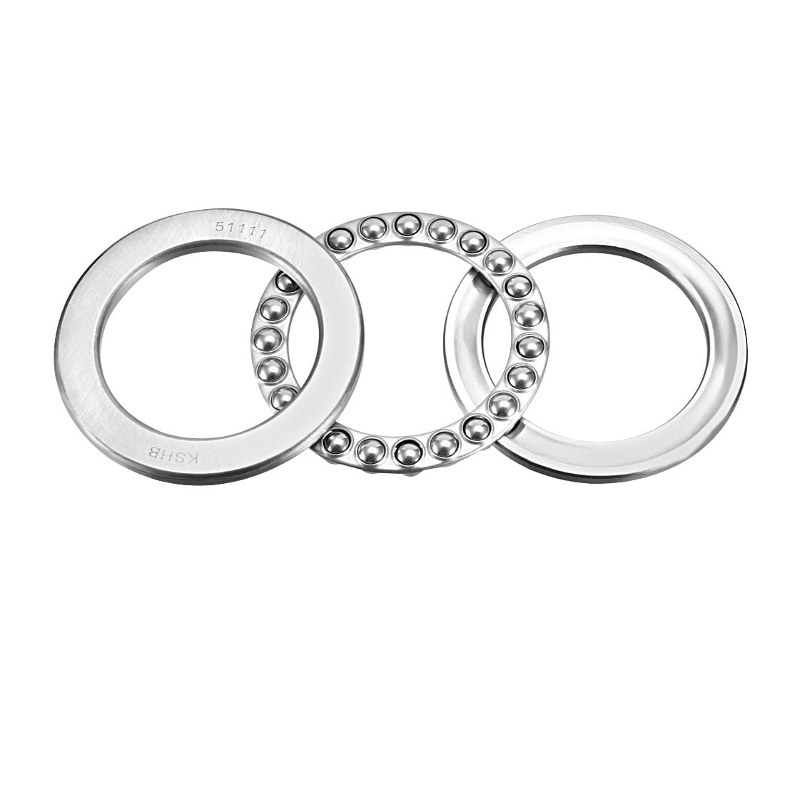 51111 Single Direction Thrust Ball Bearings 55mm x 78mm x 16mm Chrome ...