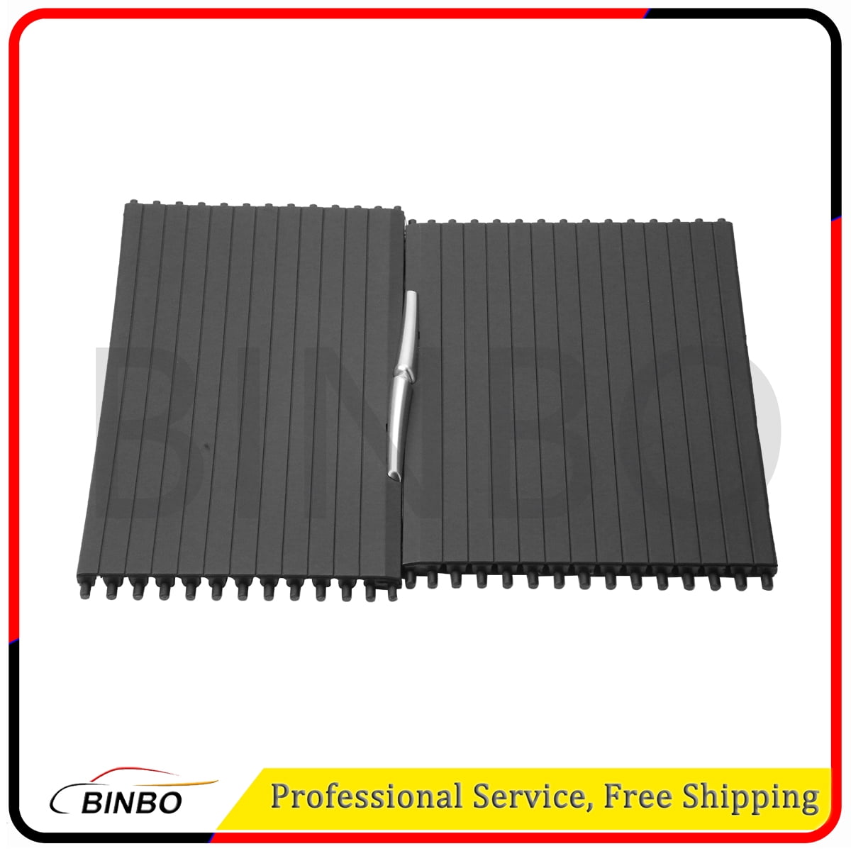 51166954943 Front + Rear Console Cup Holder Roller Blind Cover Kit ...