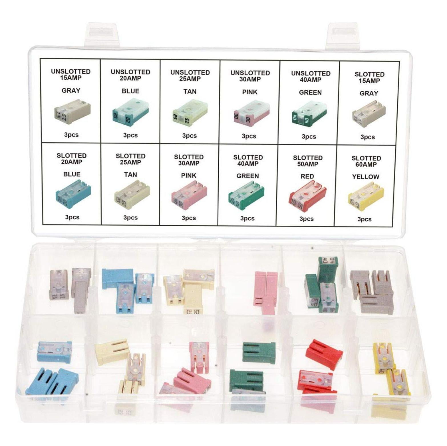 51190 - MCASE+ Cartridge Fuse Assortment, 36 pieces - Walmart.com