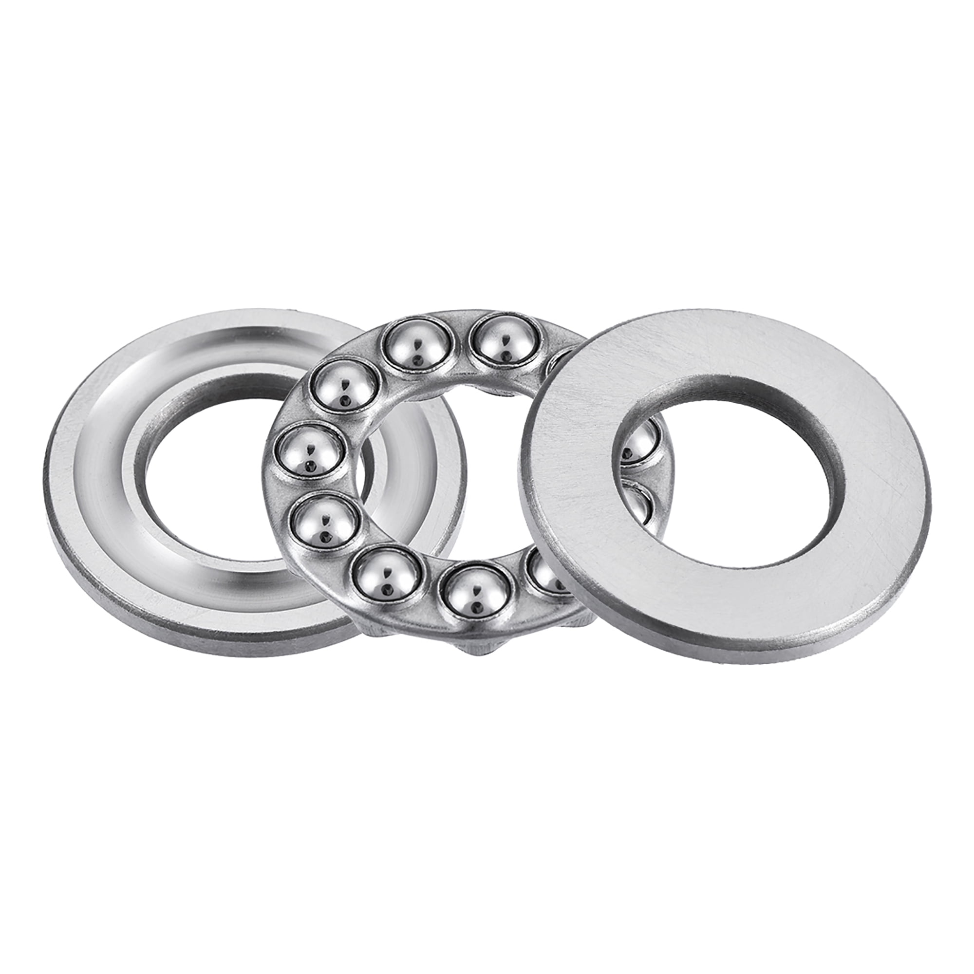51203 Single Direction Thrust Ball Bearings,Flat Seat ,17x35x12mm 3pcs ...