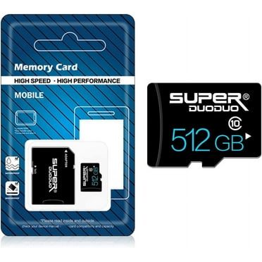 TECHFLASH 512GB Micro SD Card Class 10 High Speed Flash Memory Card ...
