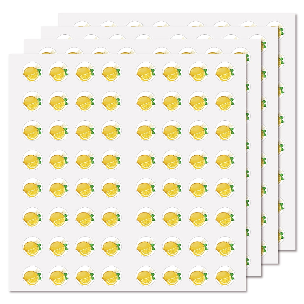 512pcs Lemon Planner Stickers Self-Adhesive Stickers Fruit Planners ...