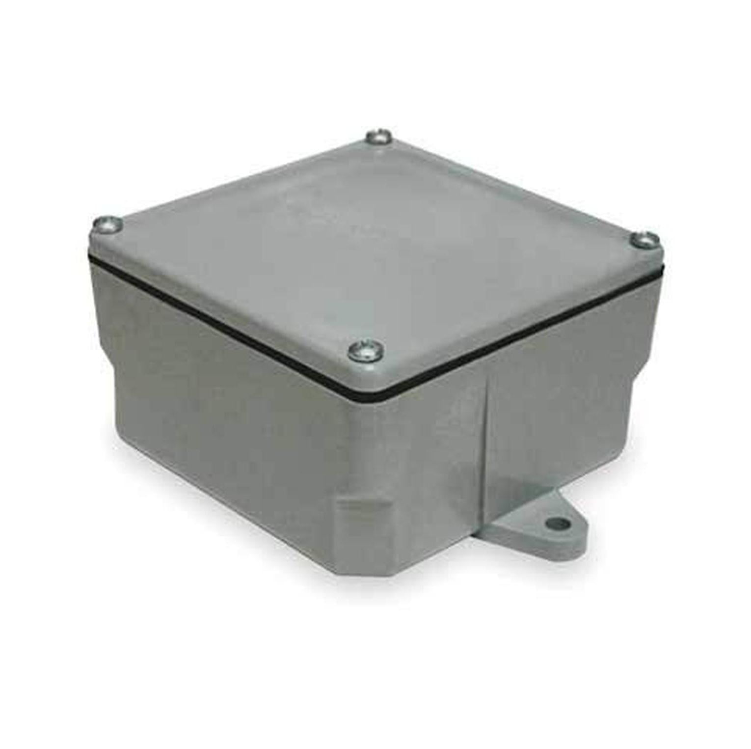 5133713 Rigid PVC Molded Screw Cover Junction Box 12 Inch x 12 Inch x 6 ...
