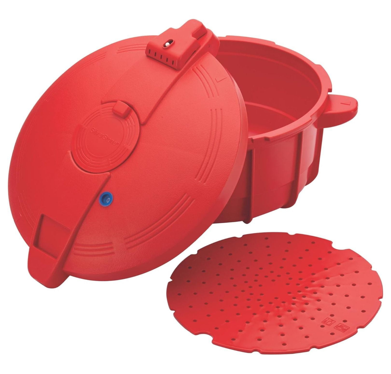 51388 Microwave BPA Microwave Pressure Cooker - 3.4 Quart, Red ...
