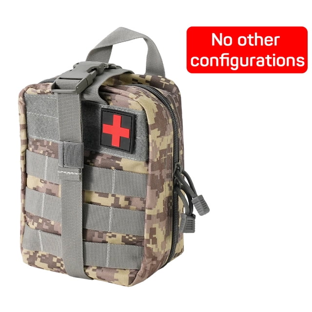 515 First Aid Survival Kit Tactical Bag Camping Supplies Military ...