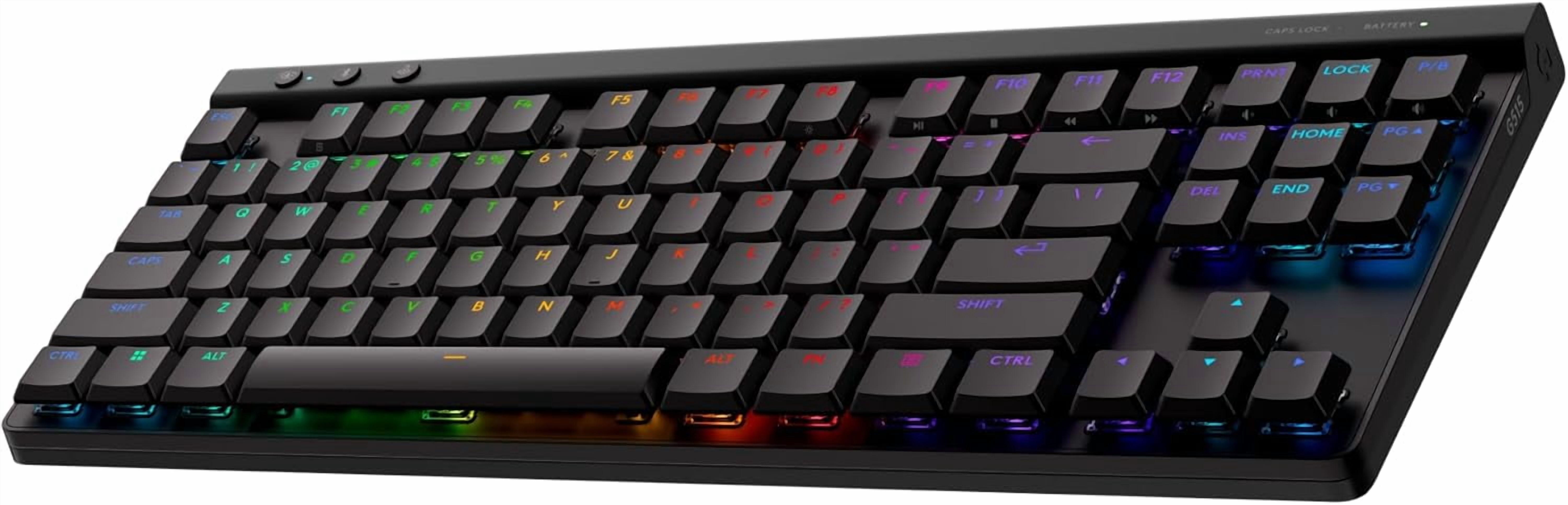 515 Wireless Gaming Keyboard TKL, LIGHTSYNC RGB, Thin Tenkeyless Design ...