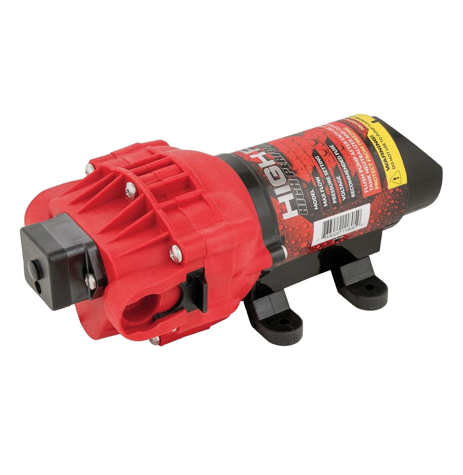 5151087 2.4 GPM 12 Volt High Performance (Hi Flo) Diaphragm Sprayer Pump 60 PSI Max 10 Amps ...