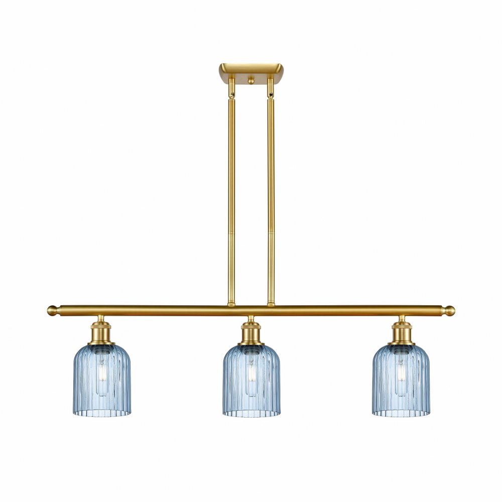 516-3I-SG-G559-5BL Innovations Lighting Bridal Veil - 3 Light Stem Hung ...