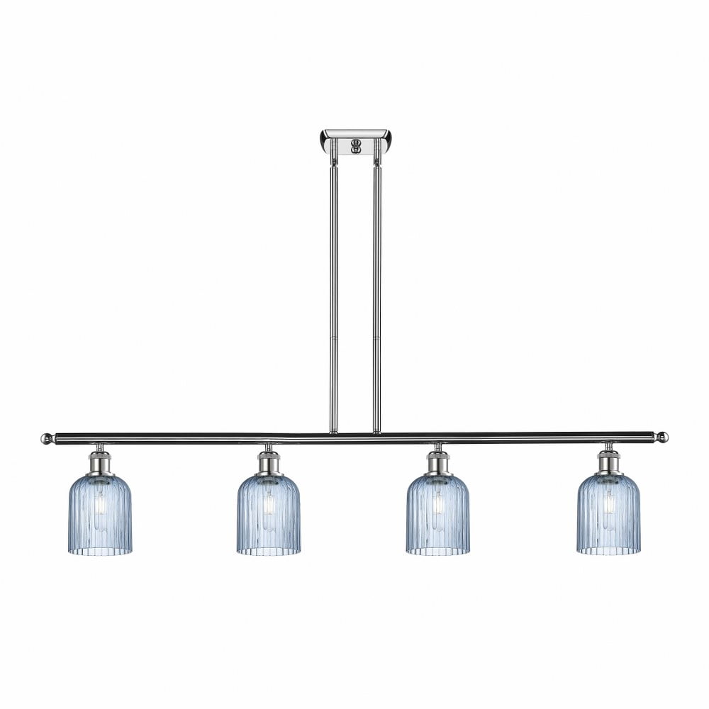 516-4I-PC-G559-5BL Innovations Lighting Bridal Veil - 4 Light Stem Hung ...